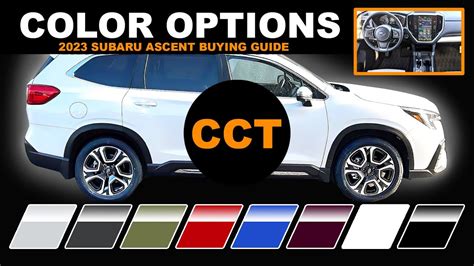 2023 Subaru Ascent Color Options Buying Guide Youtube