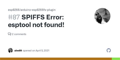 Spiffs Error Esptool Not Found · Issue 87 · Esp8266arduino