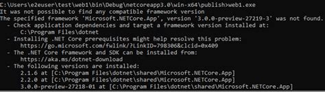 Failed To Run Web Exe Issue Dotnet Runtime GitHub