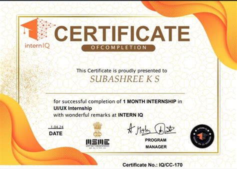 Subashree K S On Linkedin Interniq Figma Internship