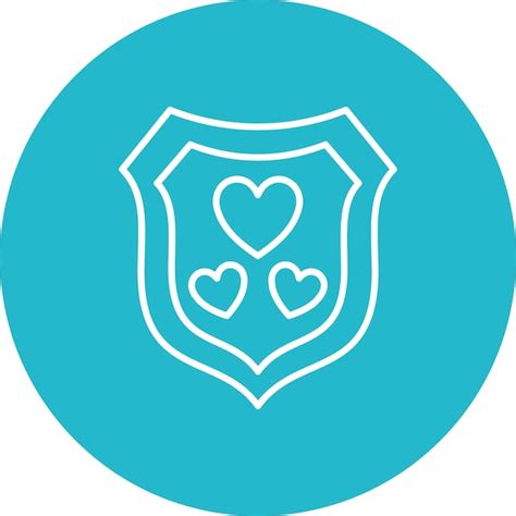 방패 아이콘 프리미엄 벡터