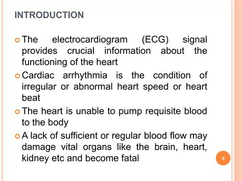 Ecg Beat Classification And Feature Extraction Using Artificial Neural