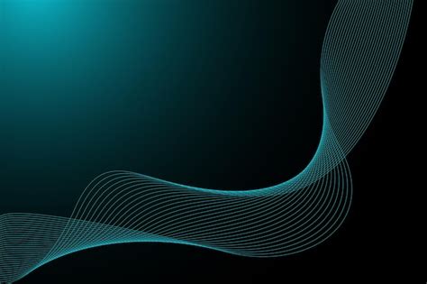 Premium Vector Abstract Vector Background With Wavy Lines On Gradient