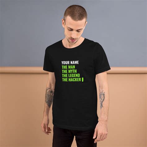 myhackertech 😍 the legend the hacker short sleeve unisex t shirt 😍