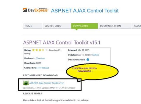 How To Add Ajax Toolkit To Visual Studio IDE