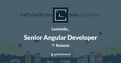 Senior Angular Developer At Improving South America Remote Work From