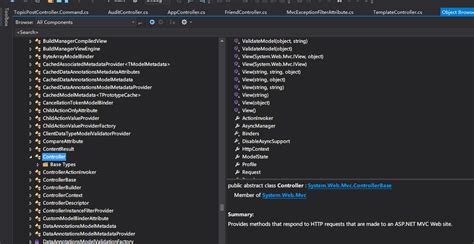 Ndepend Doesnt Return All Methods In Aspnet Mvc Controller Class Stack Overflow