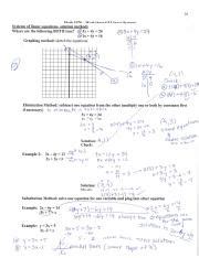Linear Systems Methods For Solving Equations And Applications Course Hero