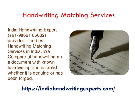 Ppt Handwriting Matching Services India Handwriting Expert Powerpoint Presentation Id11436930