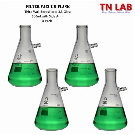 Tn Lab Filter Vacuum Flask Conical Side Arm Flask 500 Ml