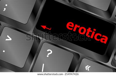 Erotica Button On Computer Pc Keyboard Stock Vector Royalty Free 254947426 Shutterstock