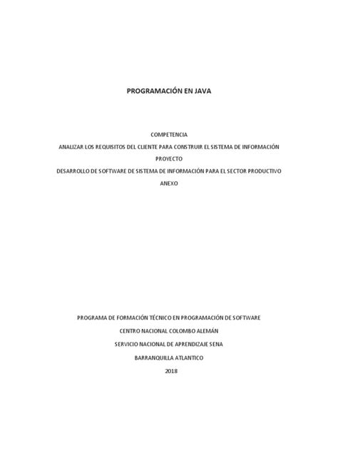 Programación Interfaz Gráfica Java Pdf Java Lenguaje De