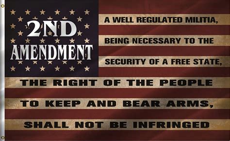 Anconine Double Sided 2nd Second Amendment Flag 3x5ft2nd