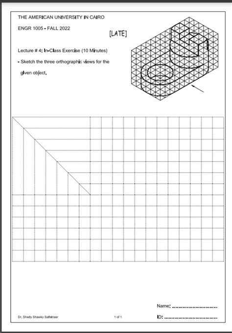 Solved The American University In Cairo Engr 1005 Fall