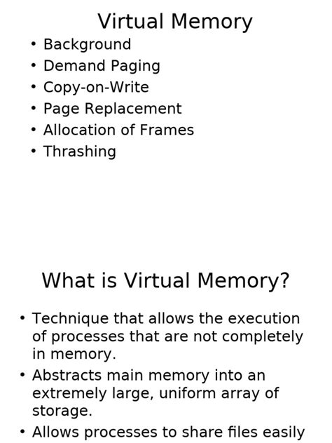 virtual memory management pdf
