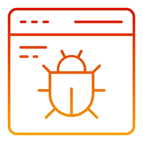 Malware Generic Gradient Outline Icon