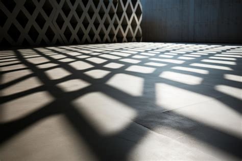 premium photo minimalistic pattern of shadows generative ai