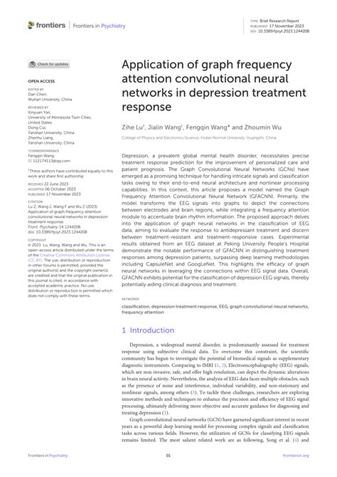 Pdf Application Of Graph Frequency Attention Convolutional Neural
