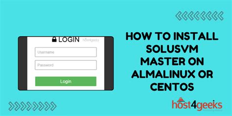 How To Install Solusvm Master On Almalinux Or Centos Host4geeks Llc