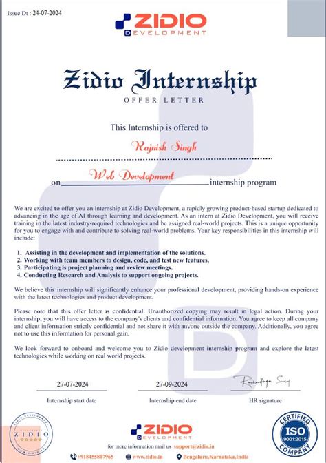 Rajnish Singh On Linkedin Webdevelopmentintern