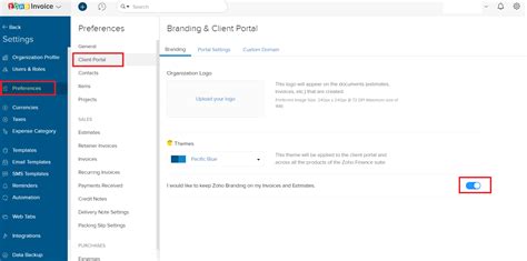 Remove Powered By Zoho From Footer