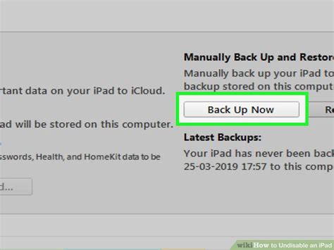 3 Ways To Undisable An IPad WikiHow