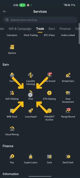 Step By Step Guide Accessing Cloud Mining Feature On Binance