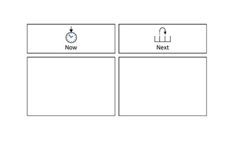 Now And Next Visual With Generic Classroom Activities Widgit
