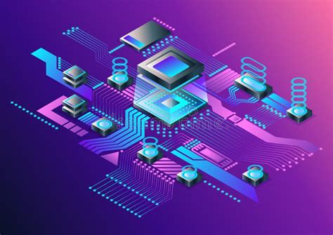 Computer Cpu Processor System Chip Abstract Data Flow Binary Code In