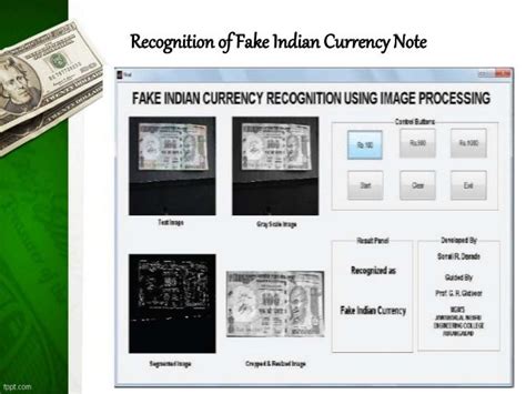 Paper Currency Recognigation With Counterfeit Detection Using Image P