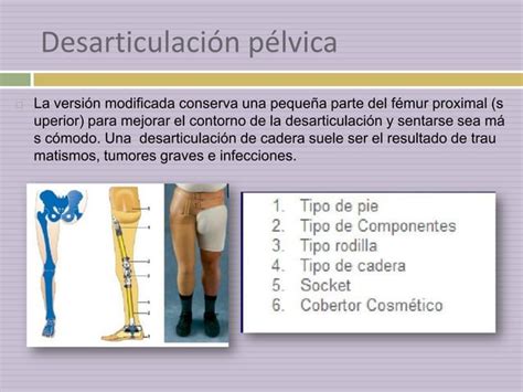Amputación De Miembros Pélvicos Fisioterapia Pptx