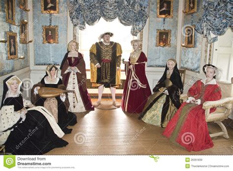 Henry Viii And His Six Wives Editorial Stock Image Image Of King