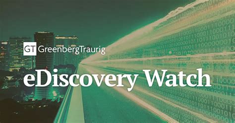 About Ediscovery Watch