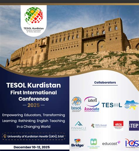 Tesol Kurdistan International Conference 2025 Educast International