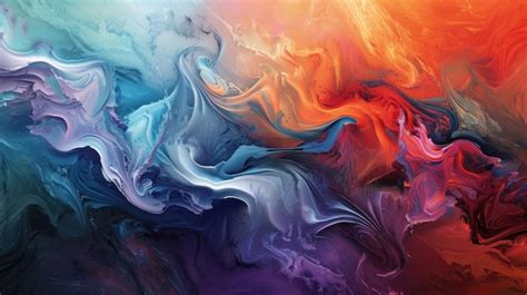 Dynamic Shapes And Colors Converge Crafting An Abstract Symphony Of Artistic Expression