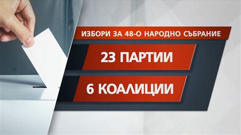 Кои са номерата на партиите и коалициите в бюлетината Nova