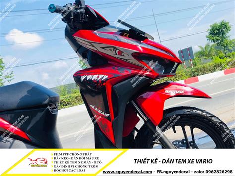 Tem Xe Vario Nguy N Decal Chuy N D N Keo Xe Design Tem Xe Decal Tem Xe Nguy N Decal