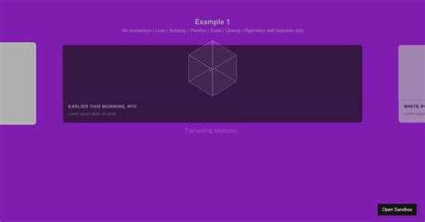 React Native Image Carousel Examples CodeSandbox