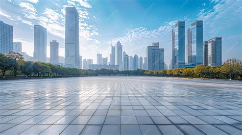 Sleek Modern Urban Landscape With Expansive City Skyline Premium Ai