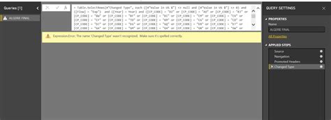 solved query error microsoft fabric community