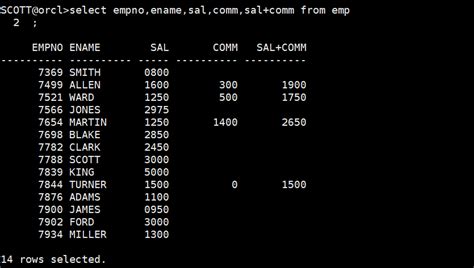 Oracle基本select语句 oracle select CSDN博客