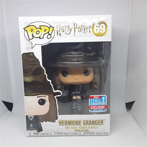 Funko Pop Movies Harry Potter Hermione Granger Sorting Hat 69 Fall Con Nycc Values Mavin