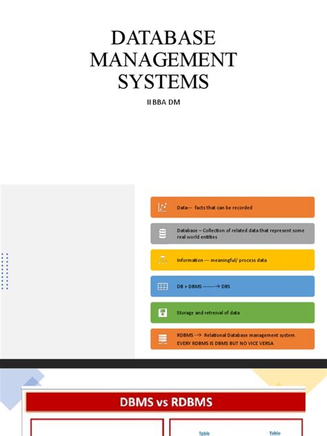 Introduction To Dbms Pdf Databases Relational Database