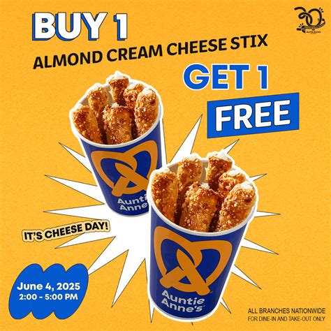 Robinsons Celebrate Cheese Day At Auntie Annes 🧀 Get Ready To