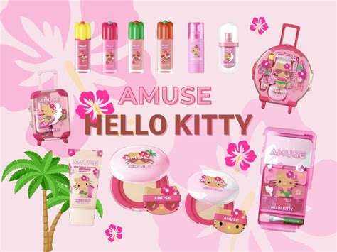 【amuse×hello Kitty】大人気の日焼けハローキティとamuseの夢のコラボ商品が日本で発売開始！パケ買い間違いなしの可愛さです