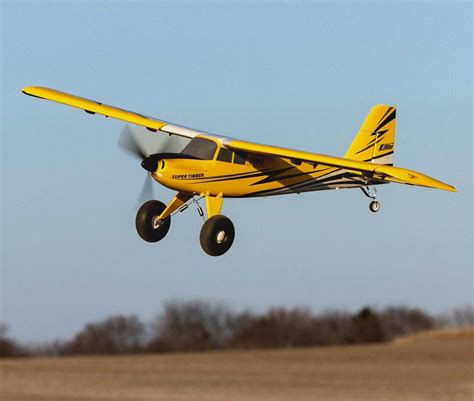 E Flite Efl02550 Super Timber 17m Bnf Basic Was3x And Safe Select