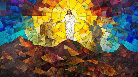 Premium Photo Illustrate The Transfiguration Of Jesus On The Mountain