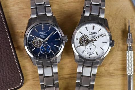 Introducing The Seiko Presage Sharp Edged Open Heart Spb415 And Spb417