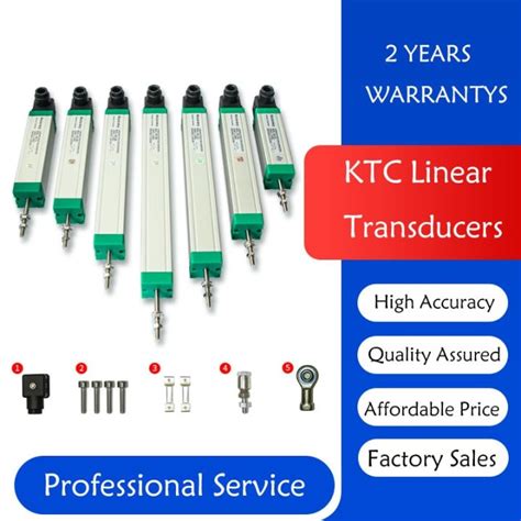 Ktc 50 225mm Linear Displacement Sensor Pull Rod Electronic Ruler Position Lwh Transducer