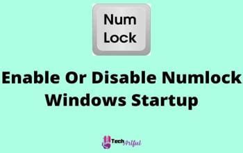 SOLVED Enable Or Disable Numlock At Windows Startup